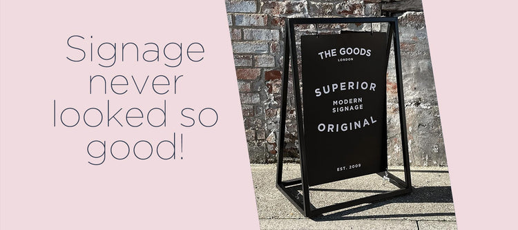 The Goods • London - Sign Shop. Buy modern signs online. – Goods London