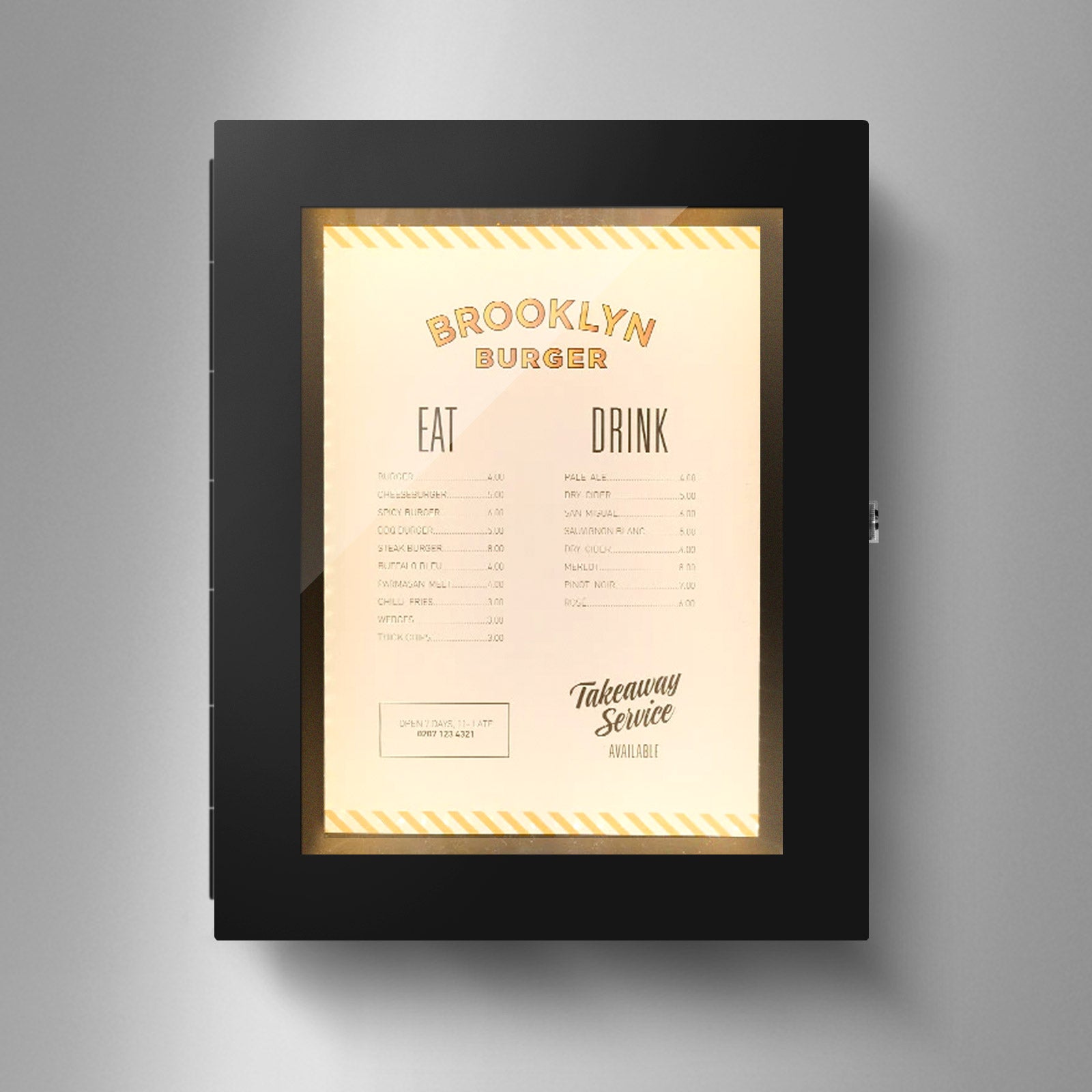 Menu Case Black – Goods London