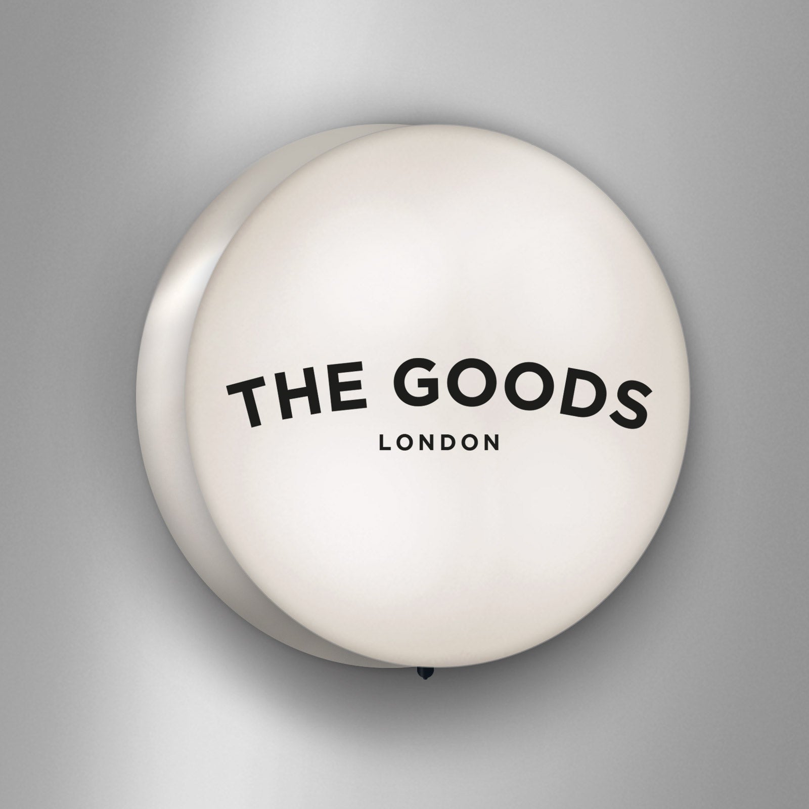 Circular Light Box or round light boxes – 'The Goods' Signs London